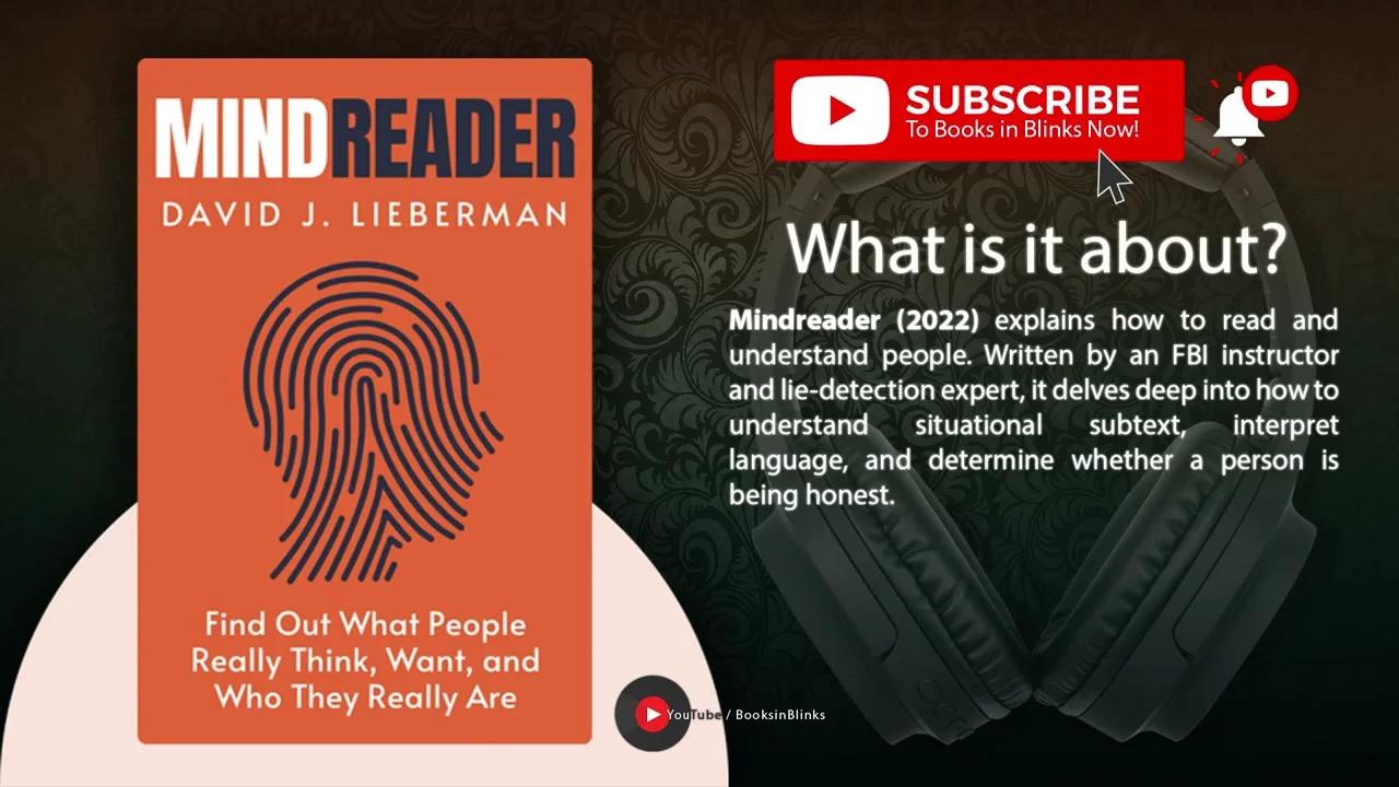 Mindreader by David J. Lieberman (Free Summary)