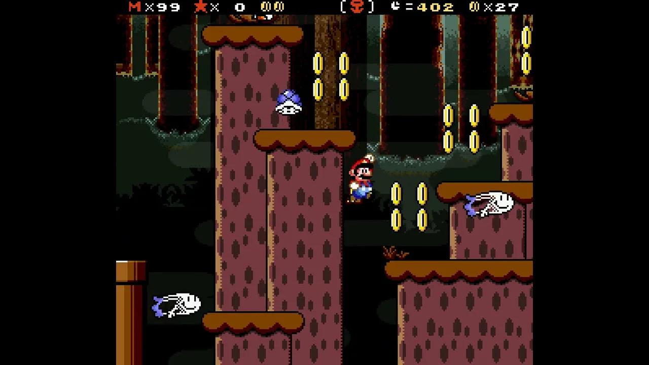 Super Mario World: Quest for Gaming - Rhino Gusty Glade