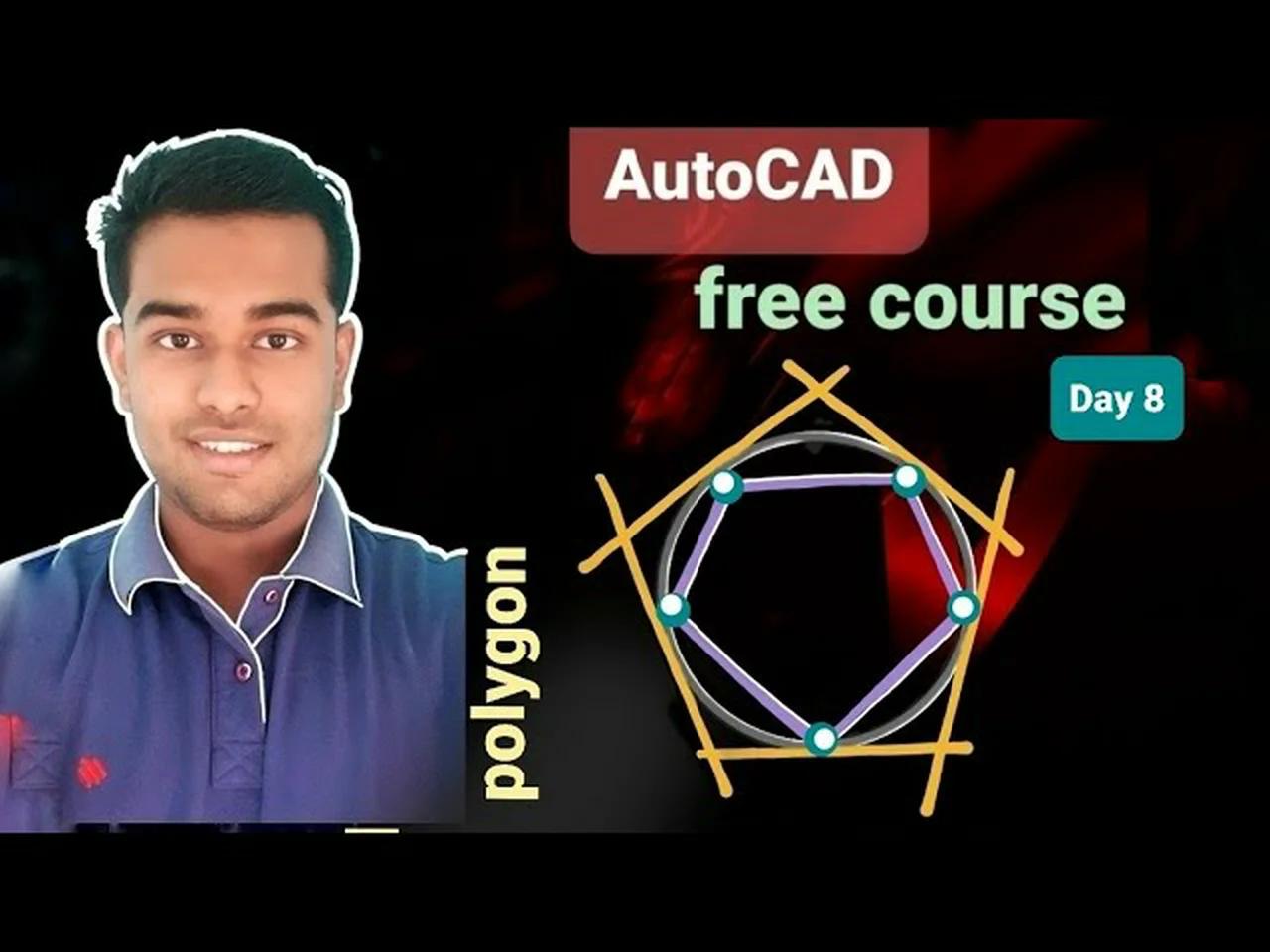 How to Draw polygon with commands in #autocad