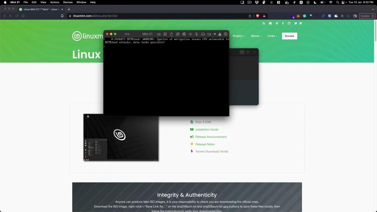 How to Install Linux Mint 21 on Parallels Desktop macOS