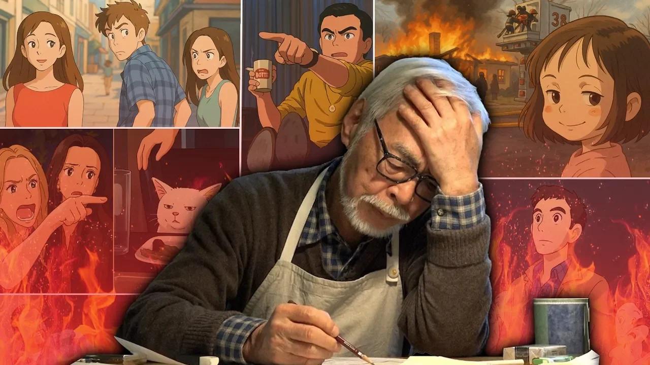 The Day AI Art Made Miyazaki Cry │The Studio Ghibli Meme Explained in ...
