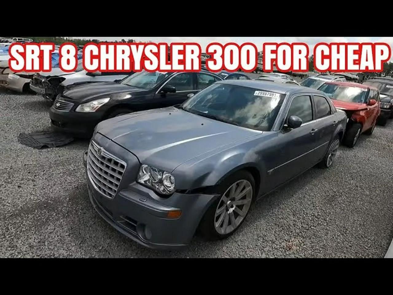 SRT 8 Chrysler 300 For Cheap, Classic C10 Chevy, Copart Walk Around