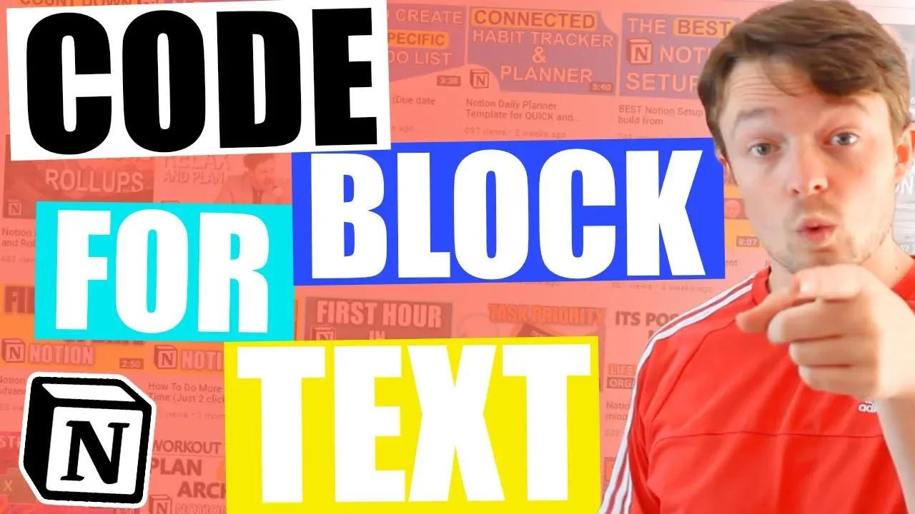 Notion Code Block REVEALED