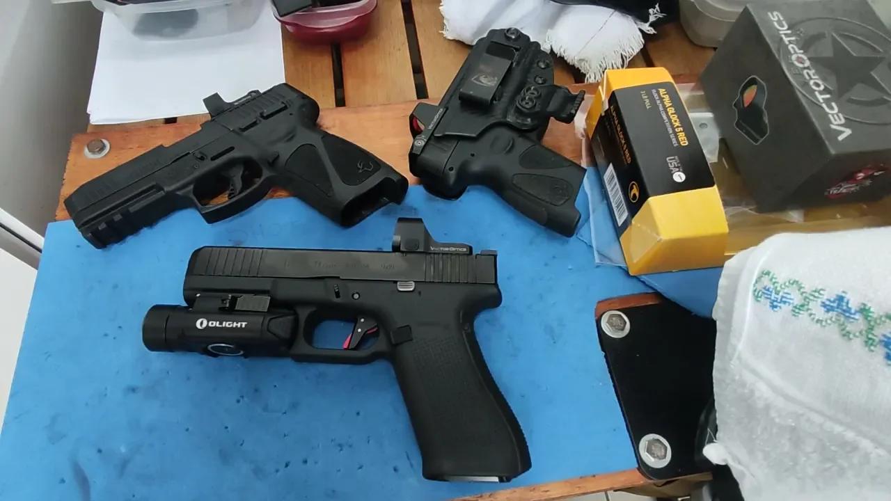 GLOCK G17 GEN5 MOS | GATILHO TIMNEY | RED DOT VECTOR