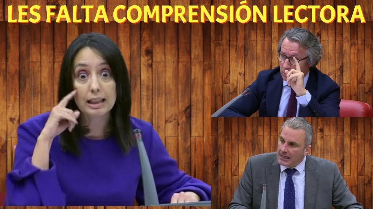 MERCEDES GONZÁLEZ (PSOE) deja FULMINADOS a ORTEGA-SMITH y FLORIANO
