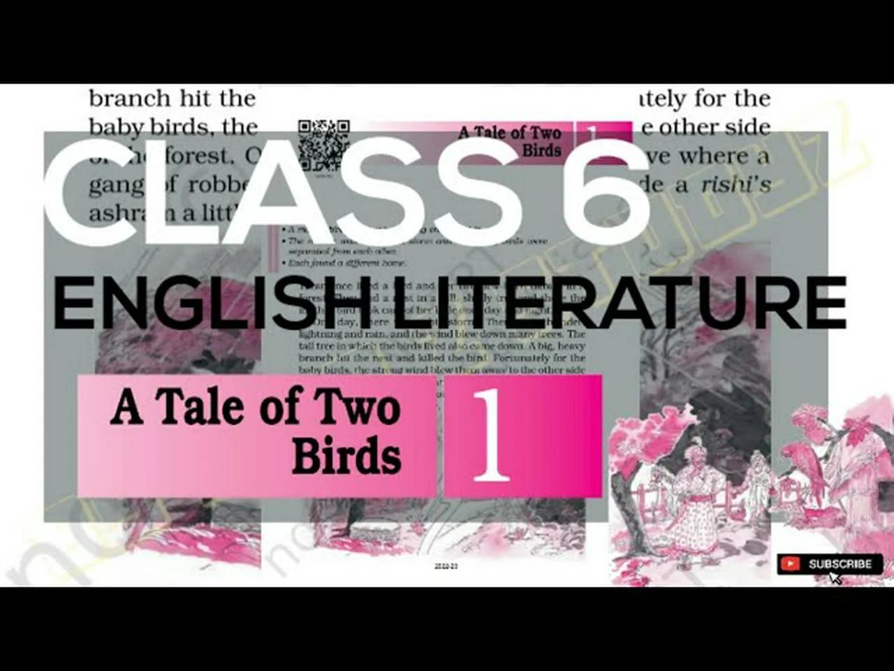 A Tale of two birds | CHAPTER 1 | CLASS 6 ENGLISH SUPPLEMENTARY ...