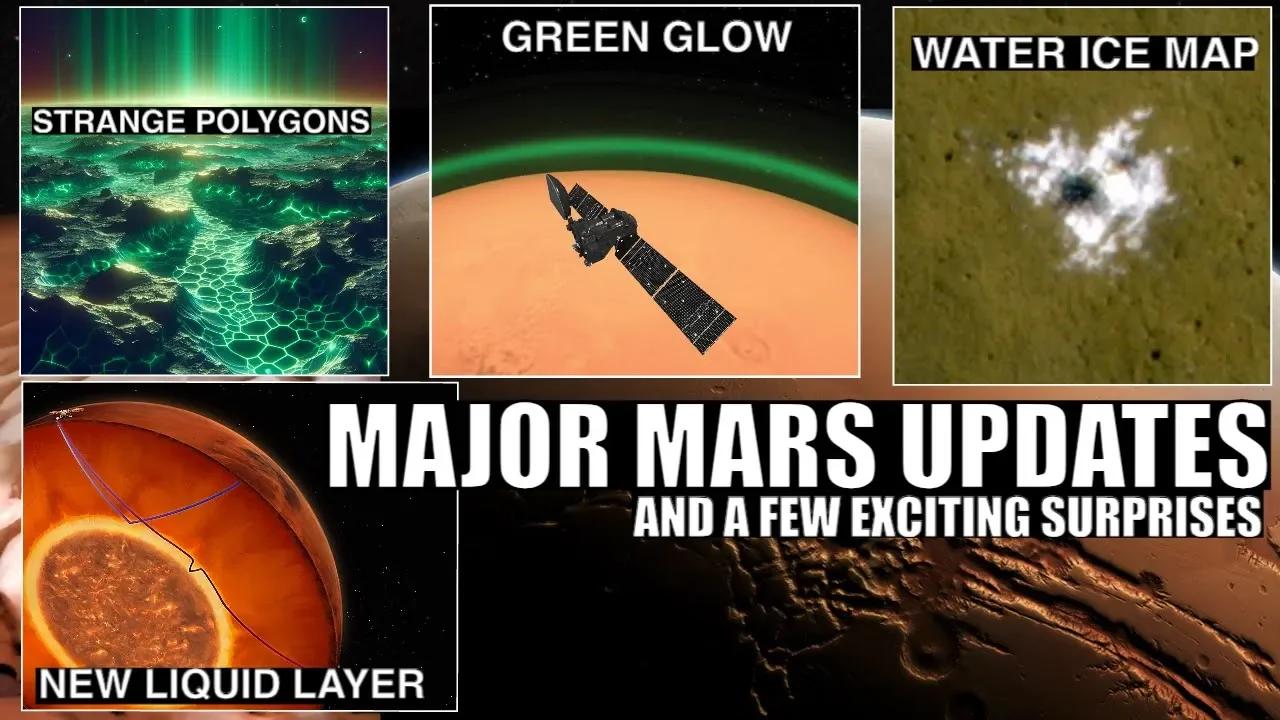 Major Mars Updates (Dec, 2023): Green Glow, Strange Polygonal ...