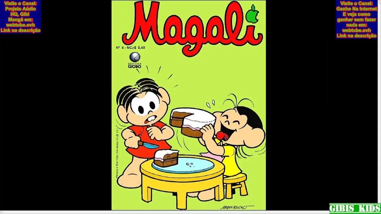 Magali Nº 04 (Quadrinhos) (Gibi) (Globo)