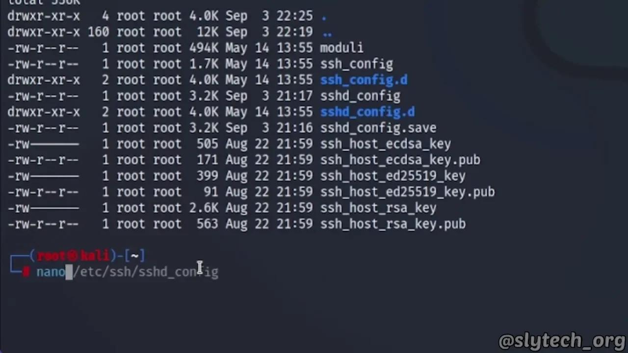 How To Setup Ssh Access On Kali Linux Intro To Cyber Sec 7477