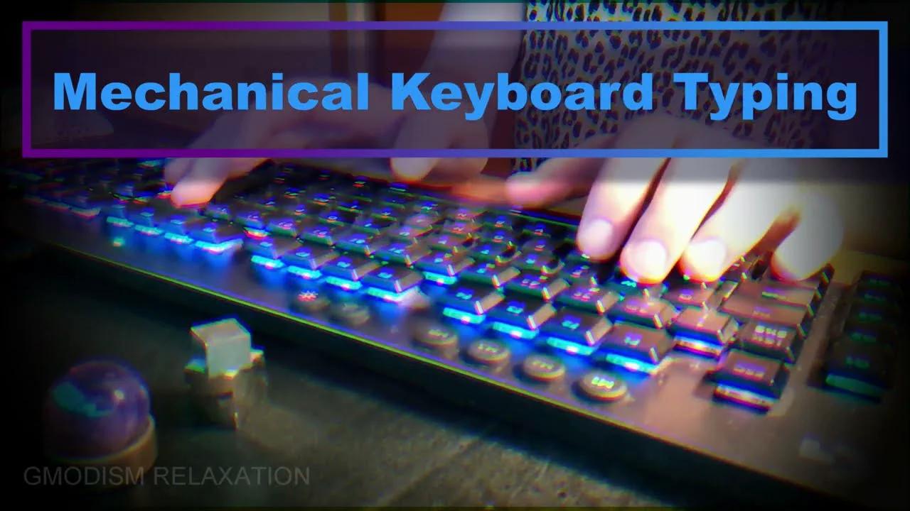 [ASMR] Typing On Mechanical Keyboard For Relaxation & Productivity