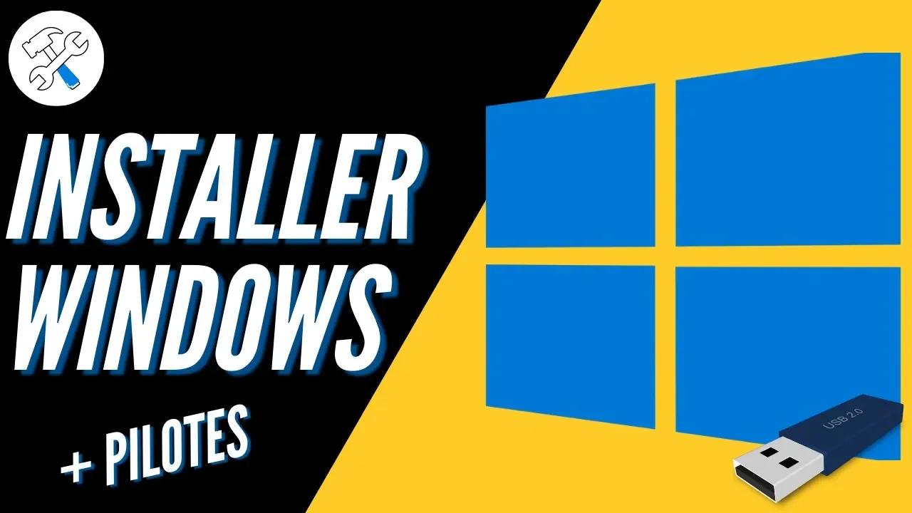 Comment installer WINDOWS 10 et les PILOTES sur son PC GAMER - Tuto 2021