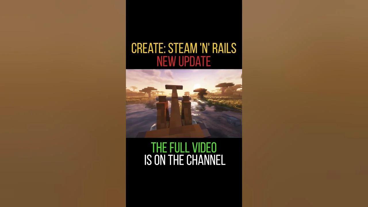 Create: steam 'n rails. New update. Tutorial / guide 1.20.1 (minecraft ...
