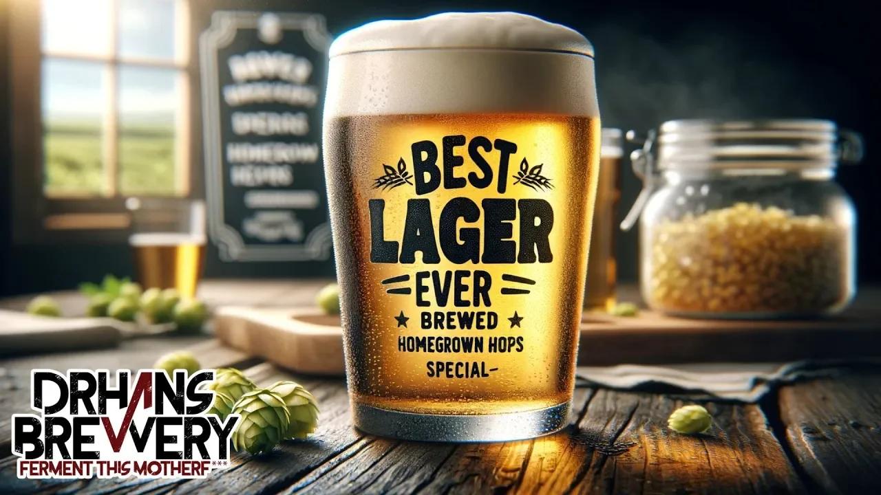 My Best Lager Yet: A Homegrown Hops Triumph