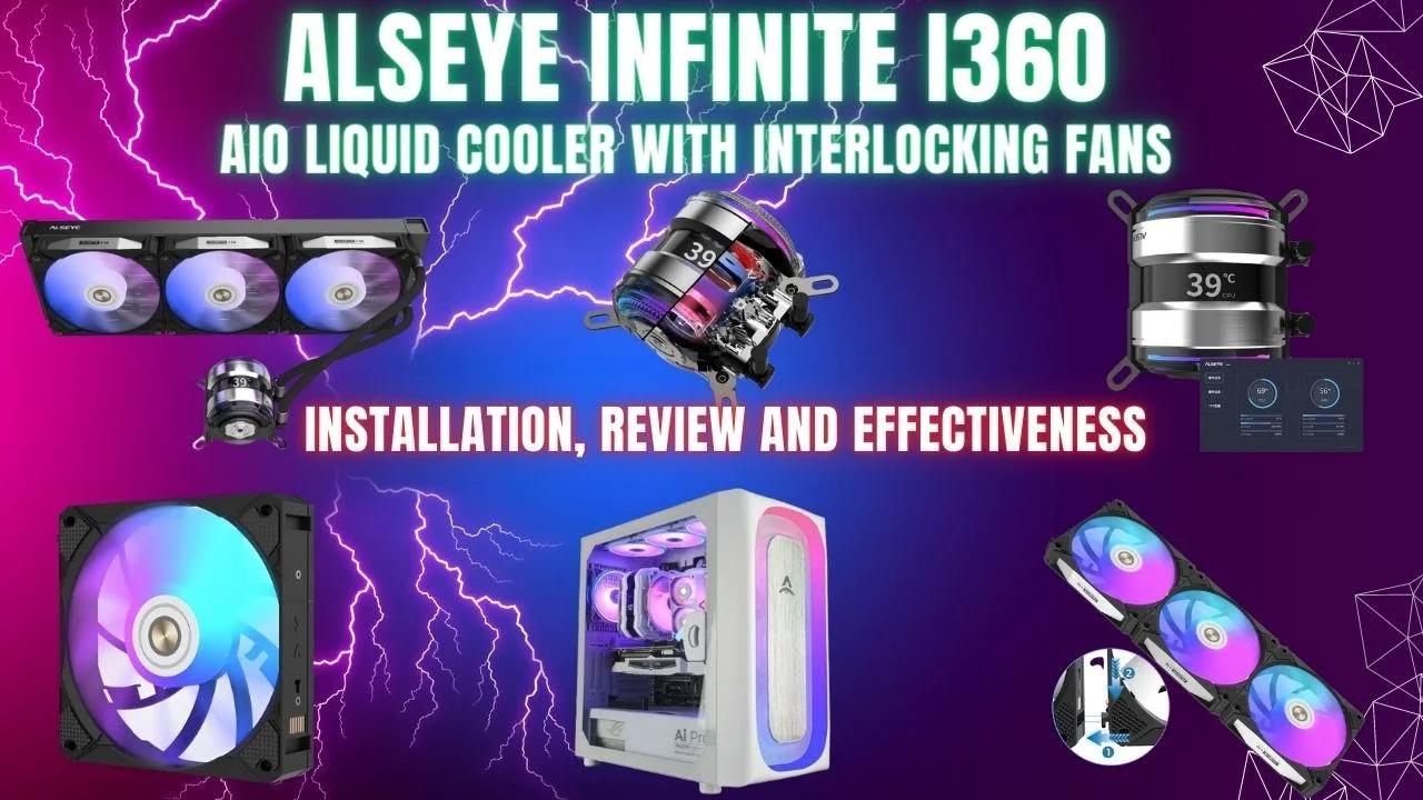 LIVE- Alseye Infinite i360 AIO Liquid Cooler and Alseye Ai-Pro Case