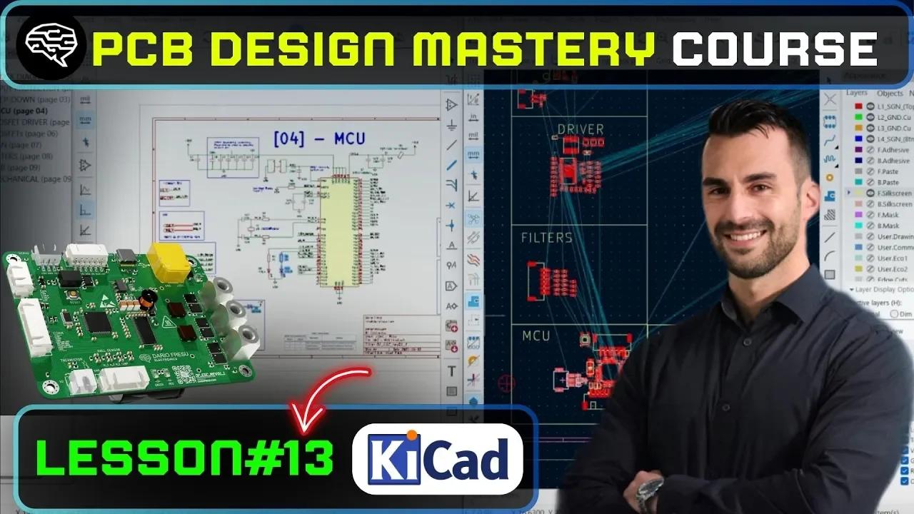 Lesson #13 - PCB Design Component placement - PCB Design Mastery