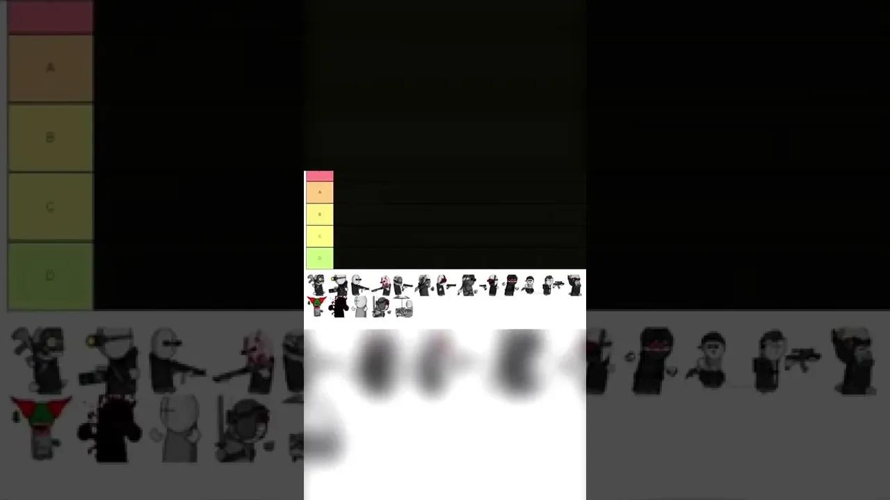 Madness Combat Tier List #shorts #madnesscombat #tricky #madness #fnf # ...