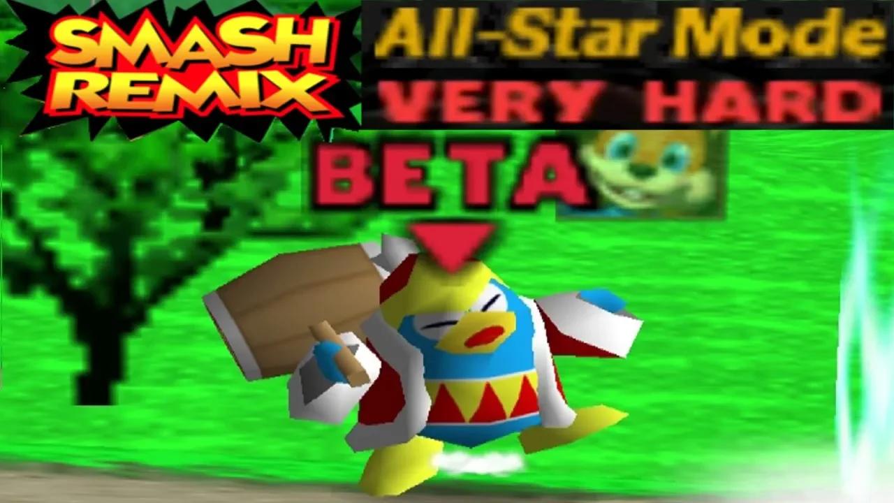 Smash Remix - All Star Mode Gameplay with King Dedede (VERY HARD)