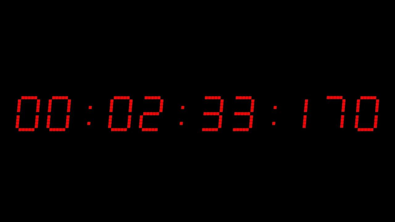 5 Minute Digital Timer Count Up | countup timer 5 min | 4K