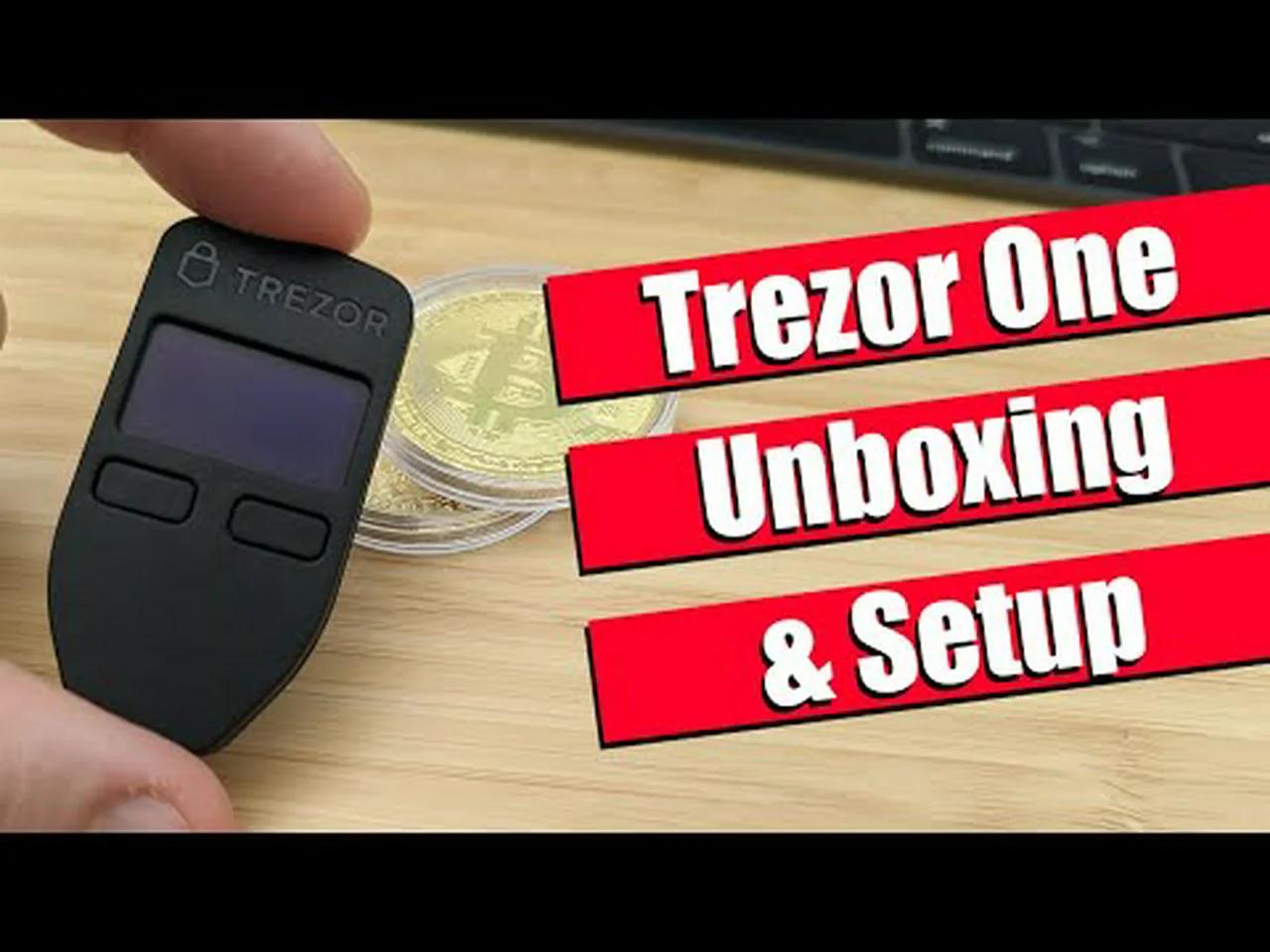 How to Setup a Trezor One Tutorial