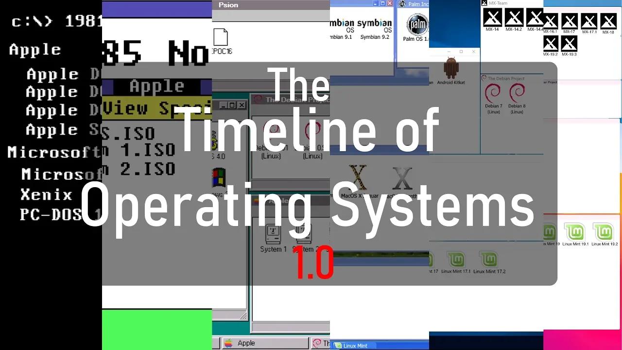The Timeline of Operating Systems 1.0