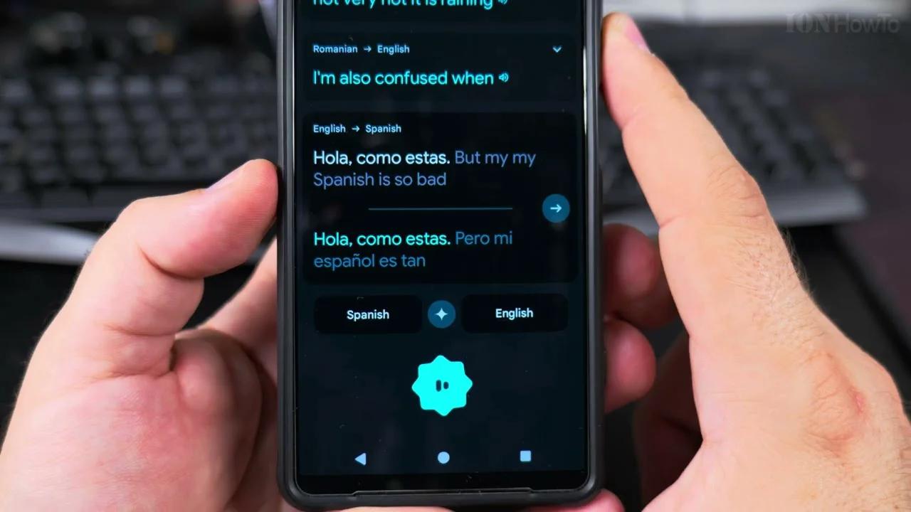 Real Time Conversation Translation with Google Translate