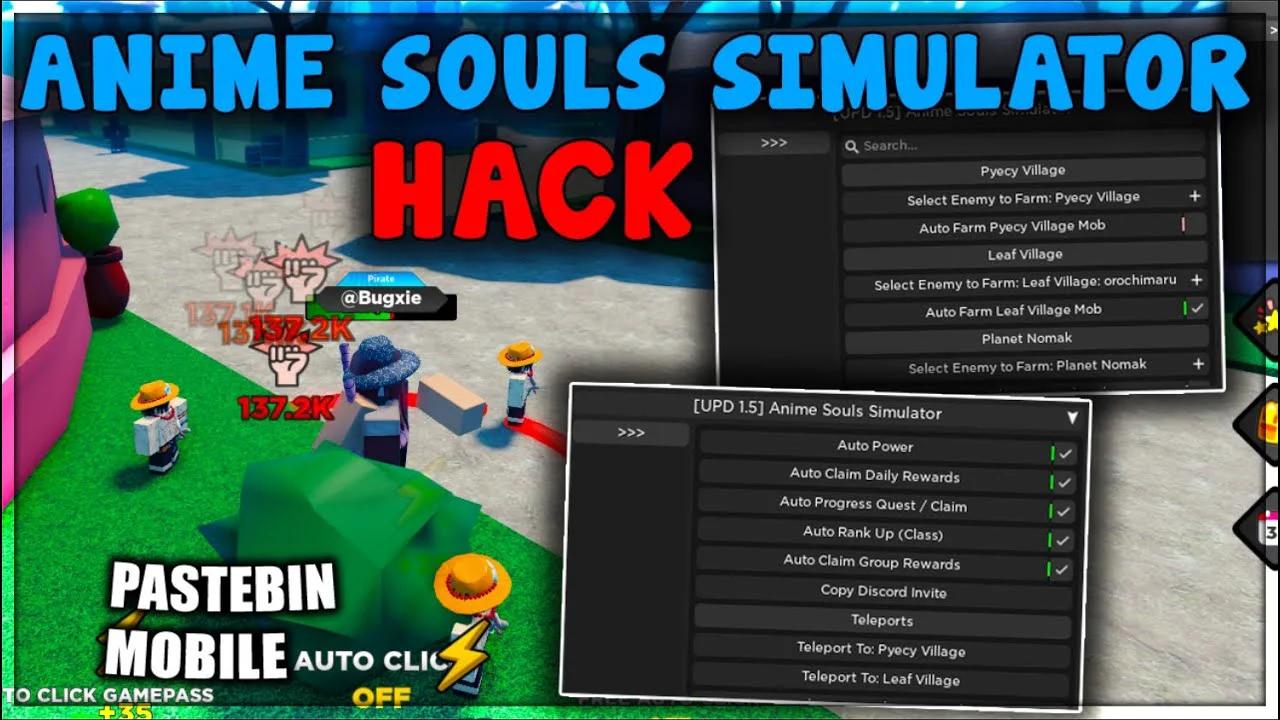 Anime Souls Simulator SCRIPT / HACK | Auto Farm, Inf Stats, Kill All ...