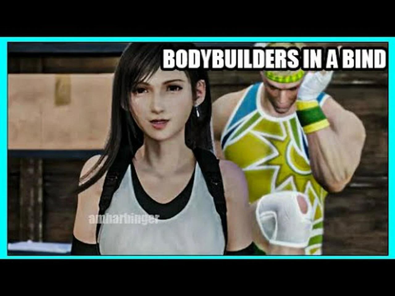 Final Fantasy 7 Rebirth Bodybuilders in a Bind Walkthrough Tifa Situp ...