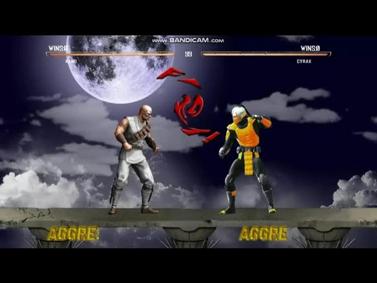 MORTAL KOMBAT TRILOGY REMAKE, Cyrex Classic vs Kano classic, beta.