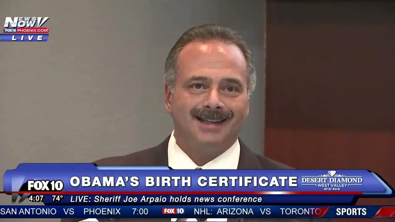 WOW - Sheriff Joe Arpaio Releases New Information on President Obama's ...