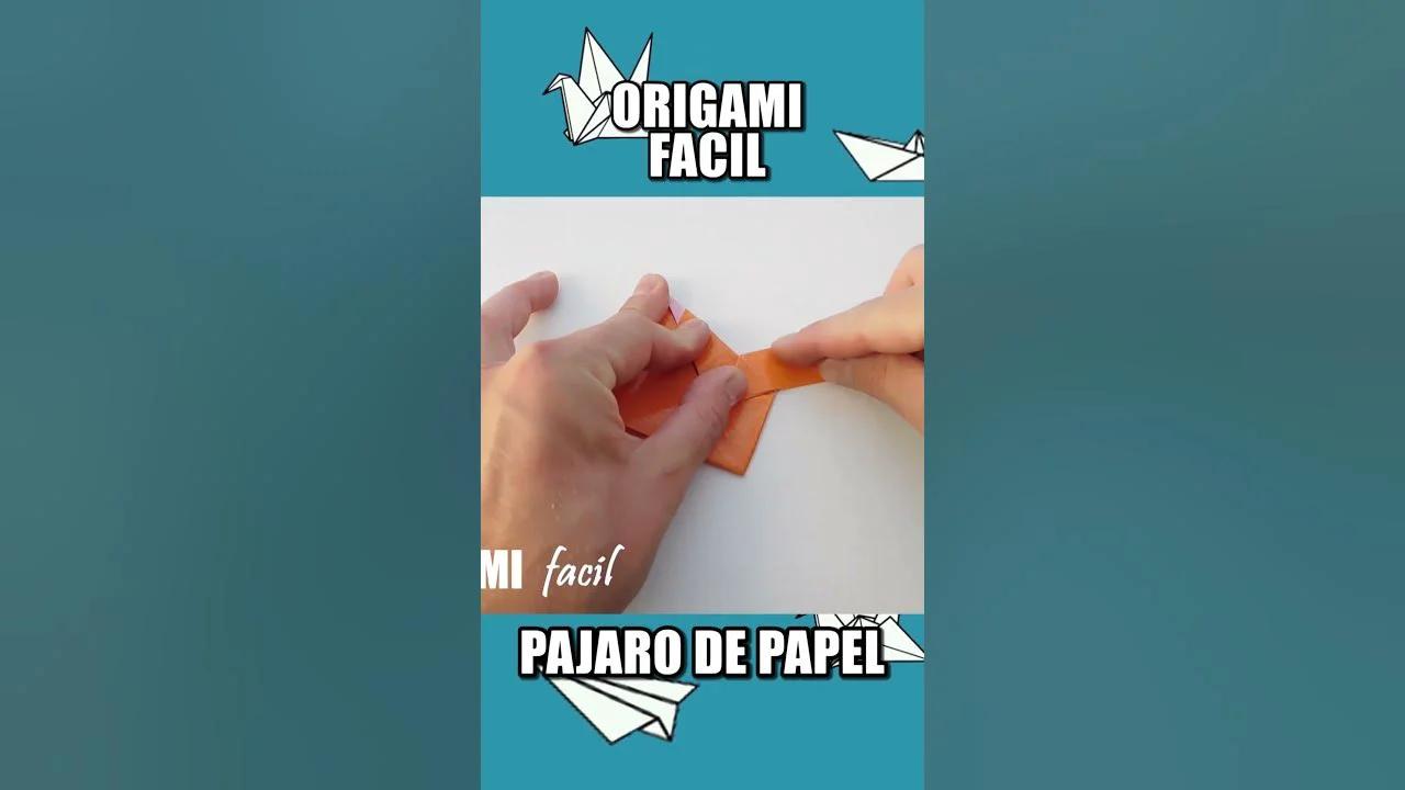 SORPRENDE a tus AMIGOS con este PAJARO DE PAPEL | ORIGAMI facil