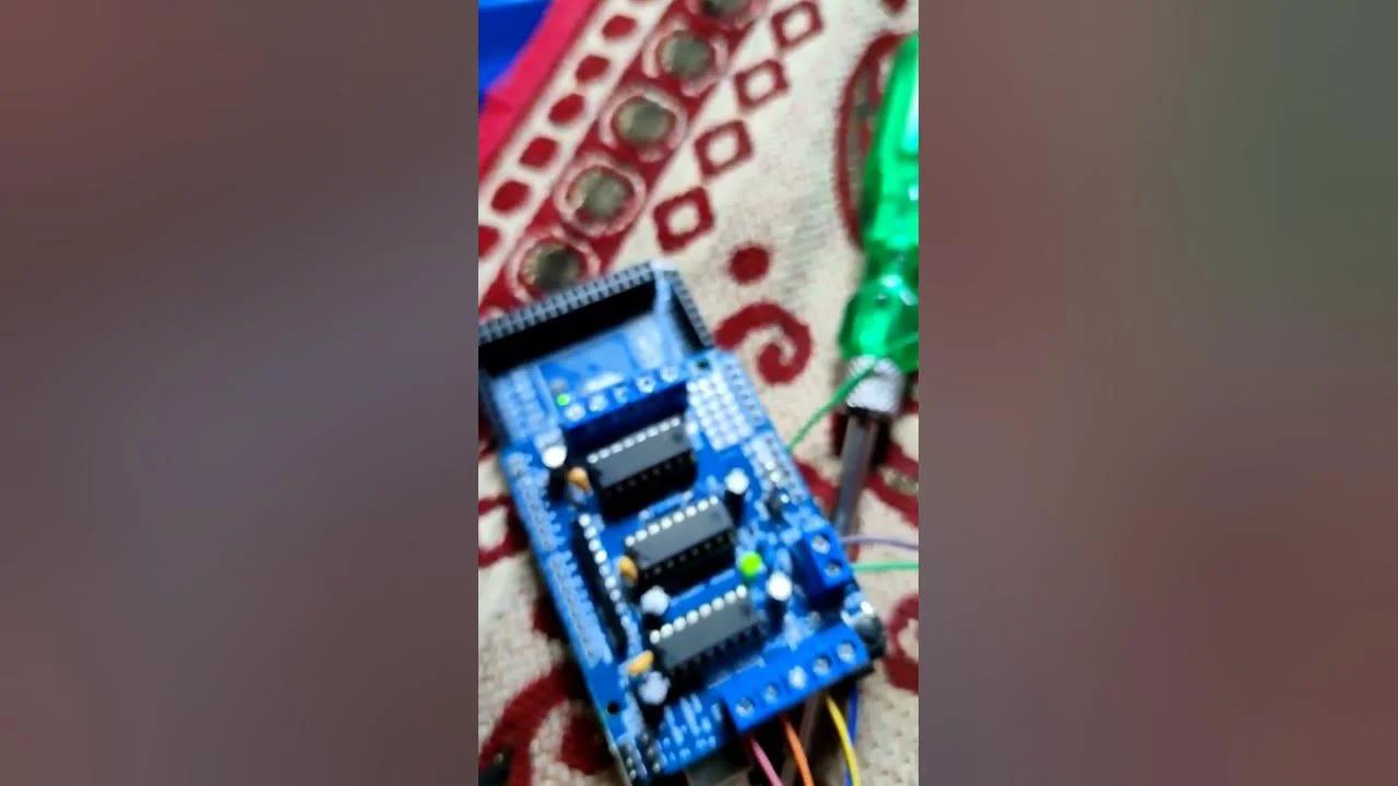 controlling stepper motor with Arduino mega and l293d shield #arduino # ...