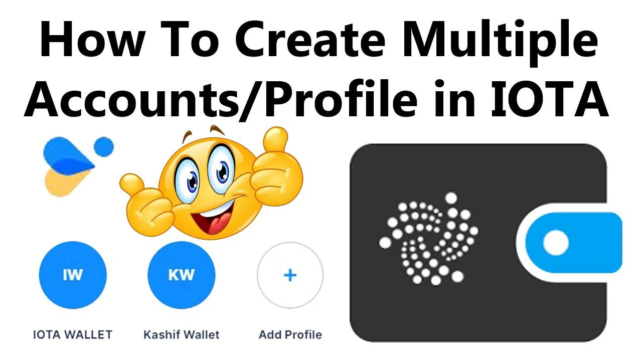 How To Create Multiple Accounts/Profile in IOTA Wallet | Crypto Wallets Info