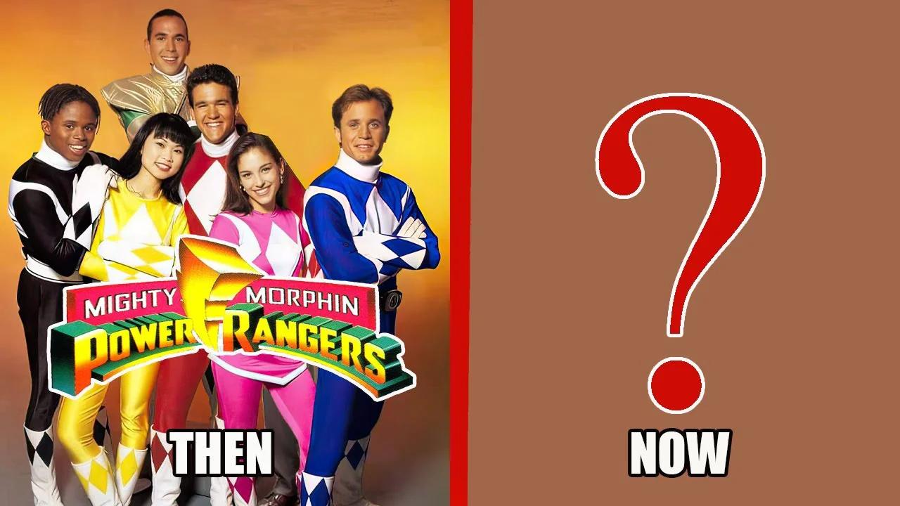 Mighty Morphin Power Rangers Cast - Then and Now (Face Morph Evolution)