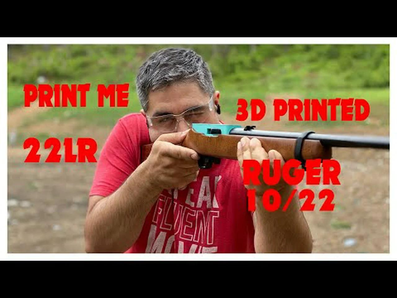 3D Printed Ruger10/22!!! .22 LR Shoot and Review