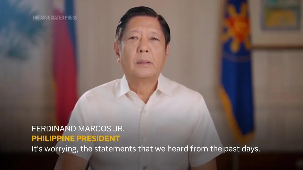 Philippine President Marcos says he’ll fight vice president’s plot to ...