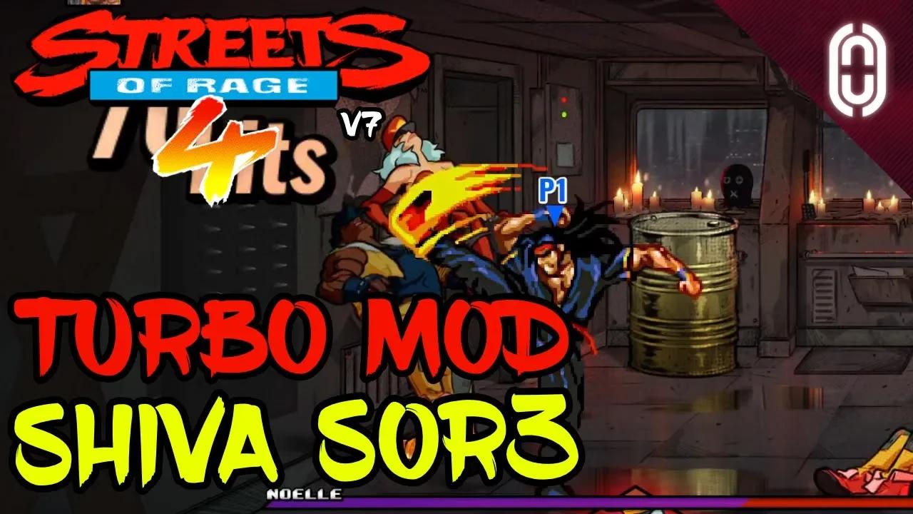 Streets of Rage 4 DLC - Turbo Mod - Shiva (SOR3) Gameplay