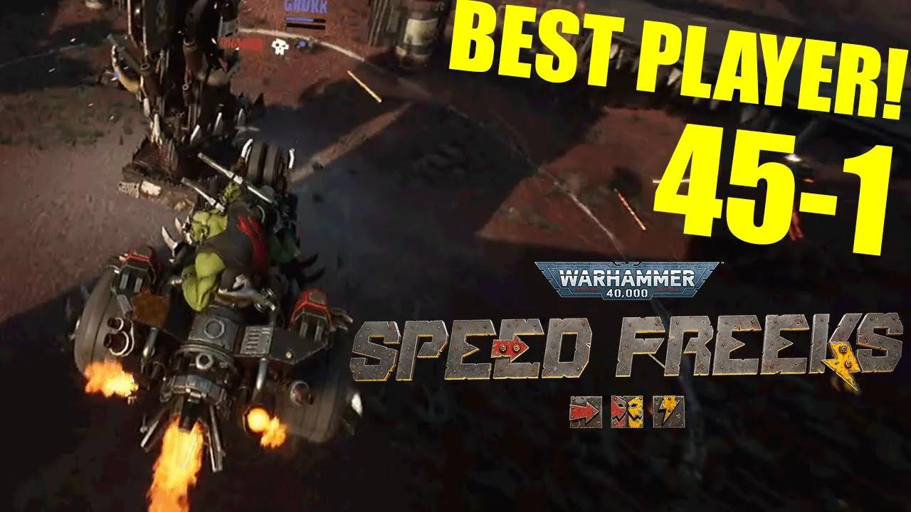 Warhammer 40K Speed Freeks - alpha test gameplay - Best Player - 45-1 ...