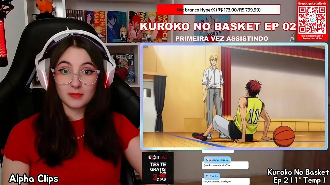 Catia Flavia - KAGAMI VS KISSE | Kuroko No Basket | Ep 2 ( 1° Temp ) ( React )