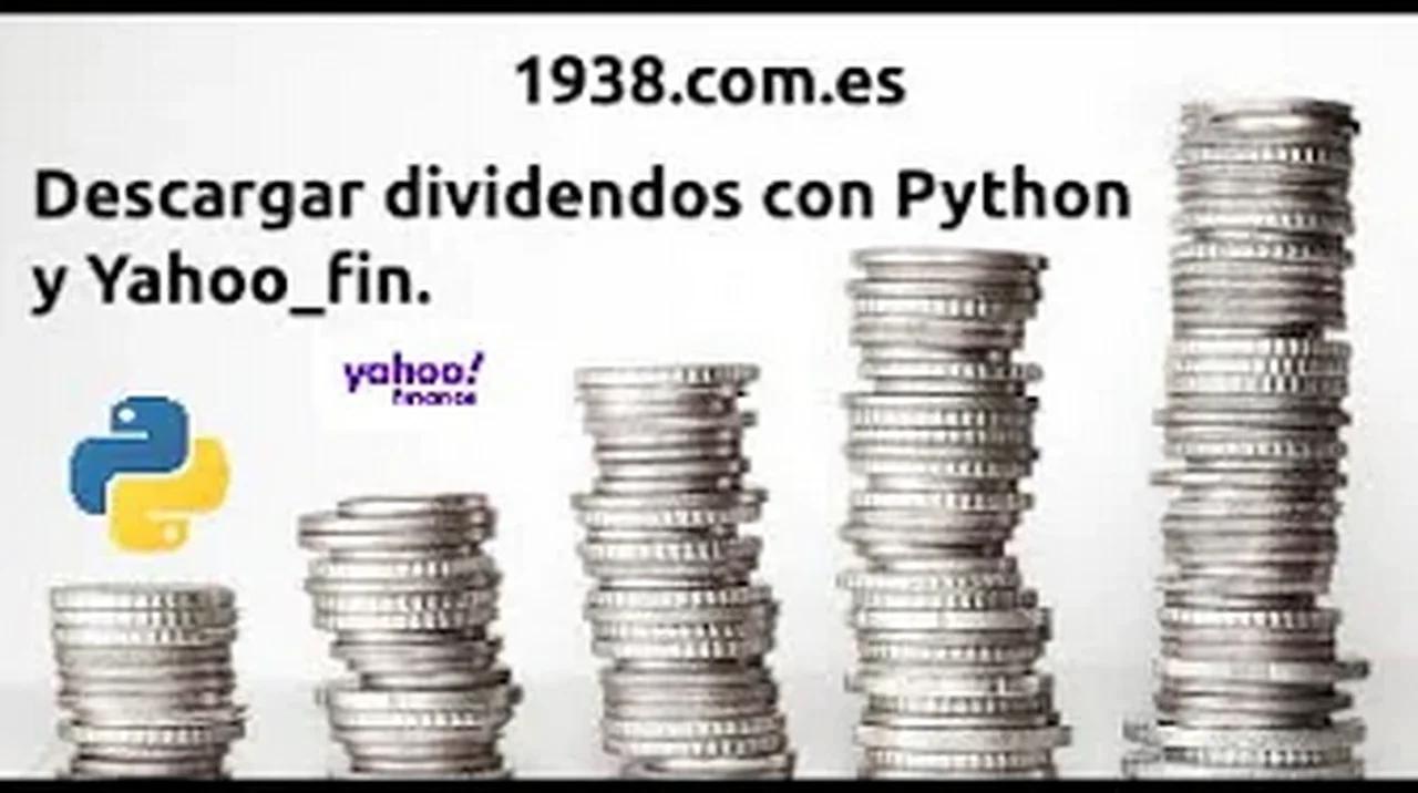 Descargar el último año de dividendos de acciones en el Nasdaq con Python y Yahoo_fin.