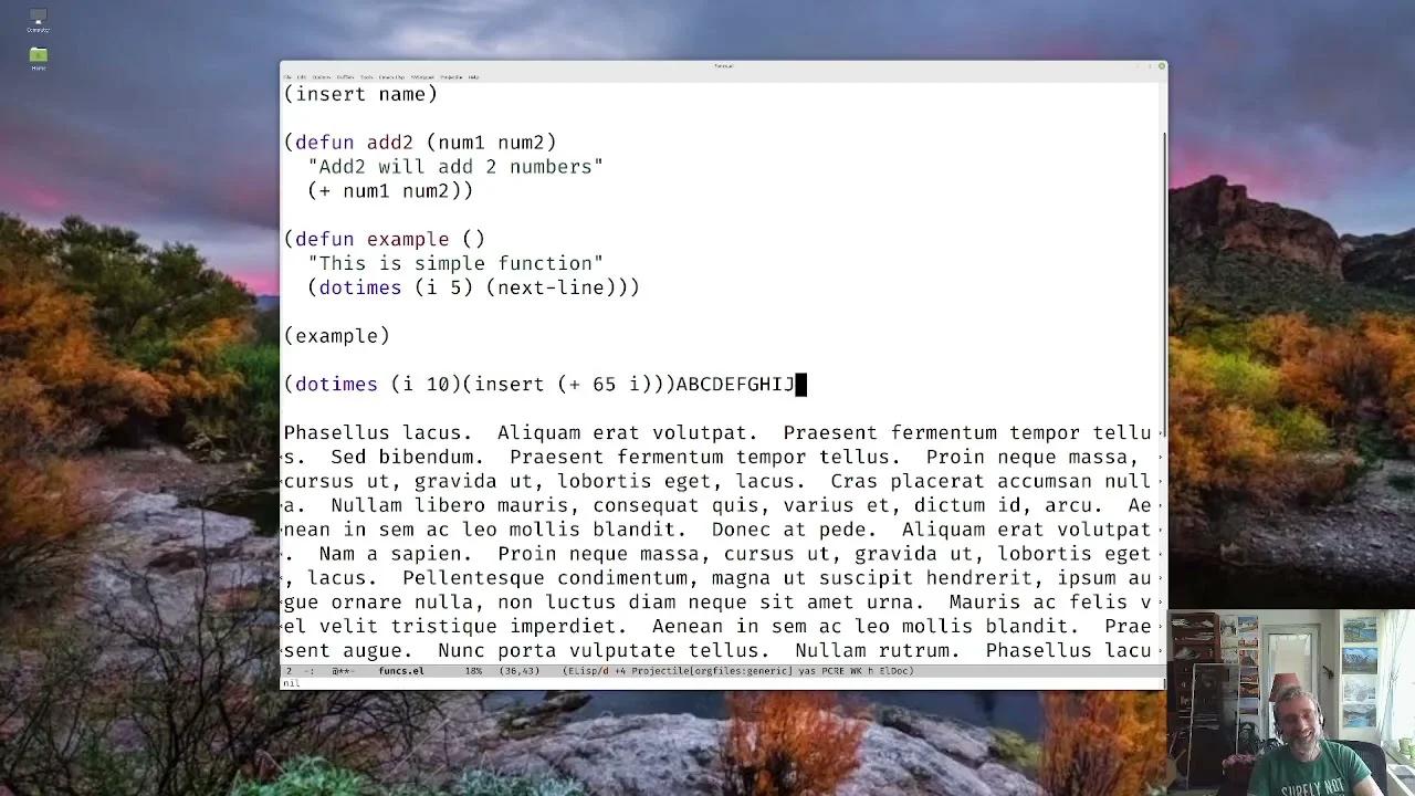 Learning Elisp 3 - Functions