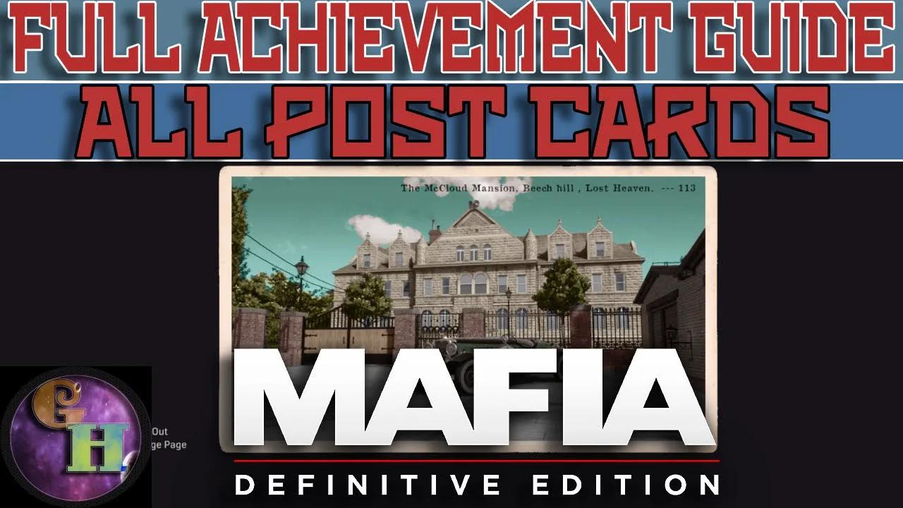 MAFIA DEFINITIVE EDITION COLLECTIBLES GUIDE- ALL POST CARDS LOCATION ...