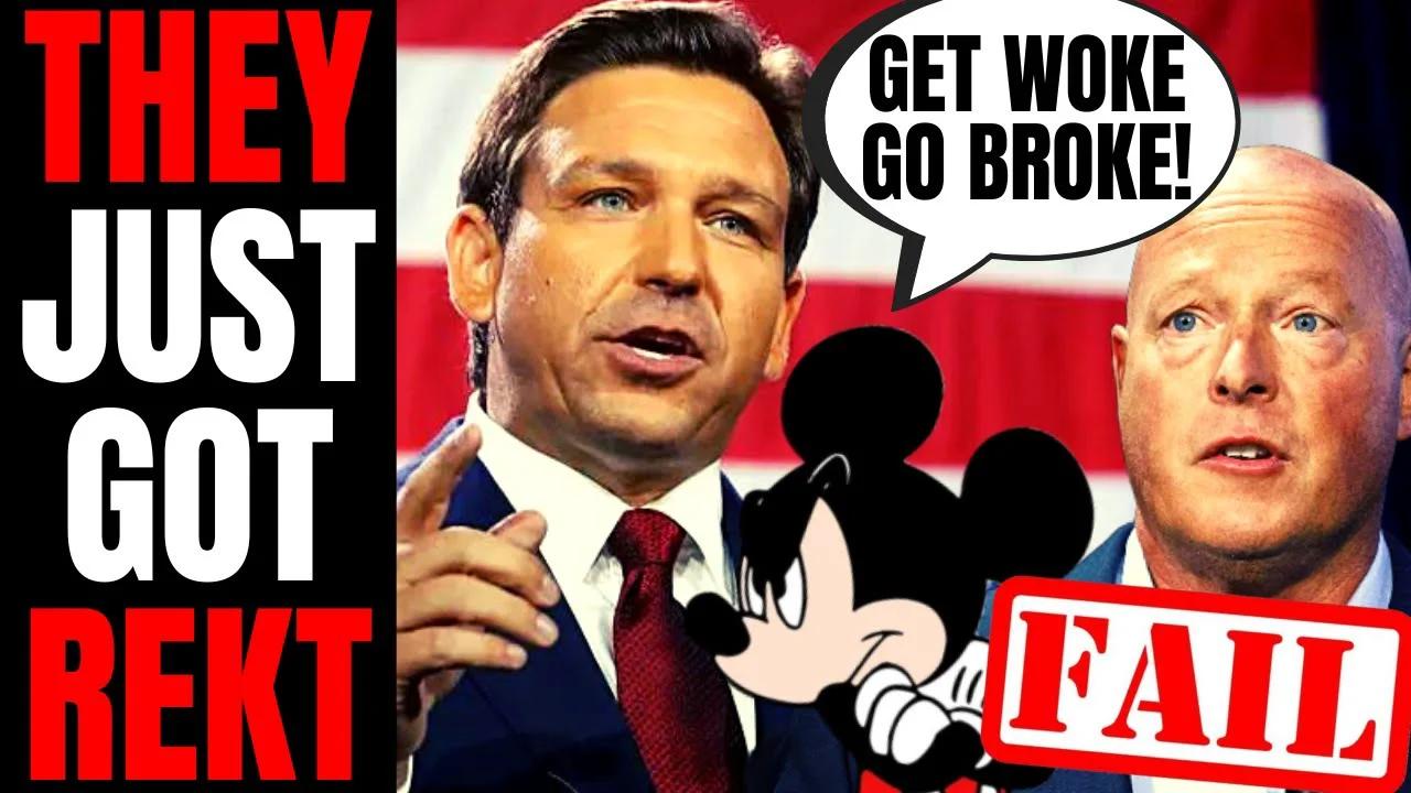 Disney Gets DESTROYED By Ron DeSantis In Florida | He WARNED Bob Chapek ... Disney Gets DESTROYED By Ron DeSantis In Florida | He WARNED Bob Chapek ...
