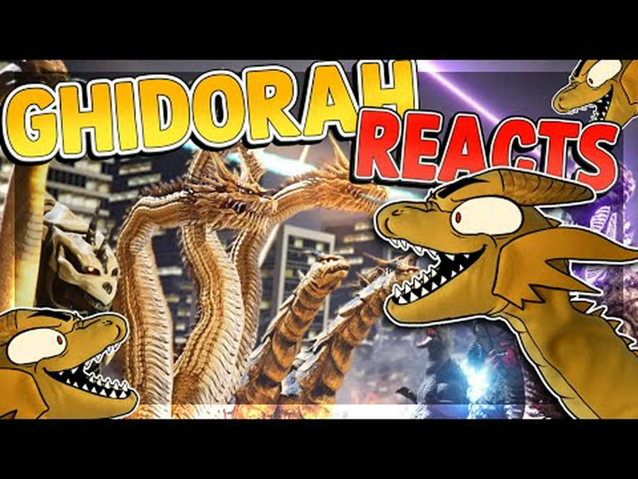 Godzilla Reacts EVOLUTION of KING GHIDORAH: GODZILLA Size Comparison ...