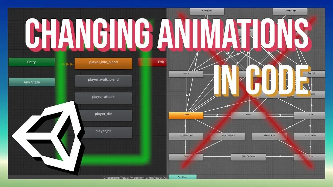 Clean Animation Logic in Code vs Mechanim Animator State Machine for ...