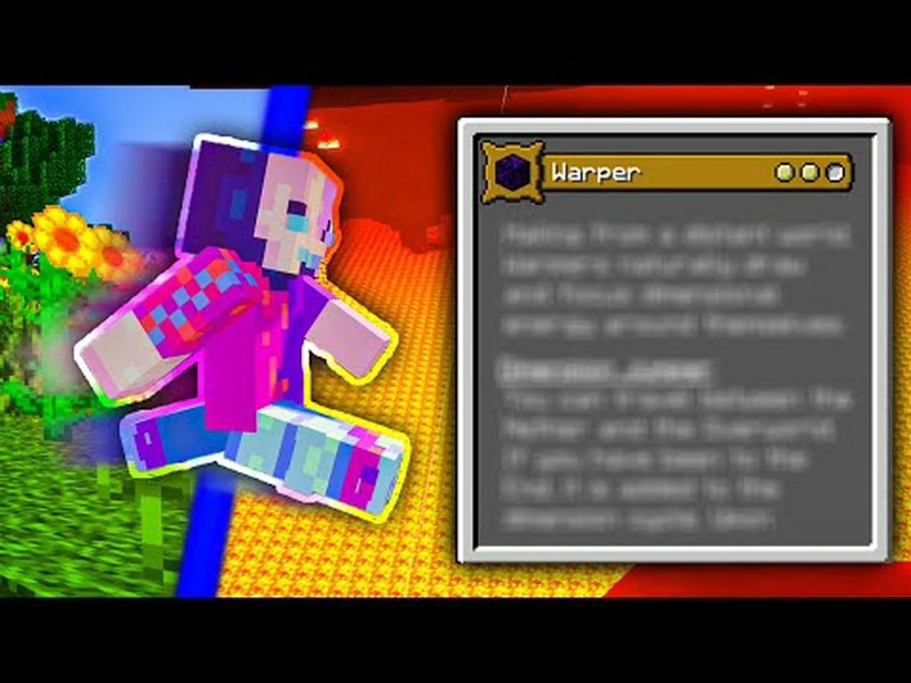 Minecraft Origins Mod: Dimension Warper (Custom Origin)