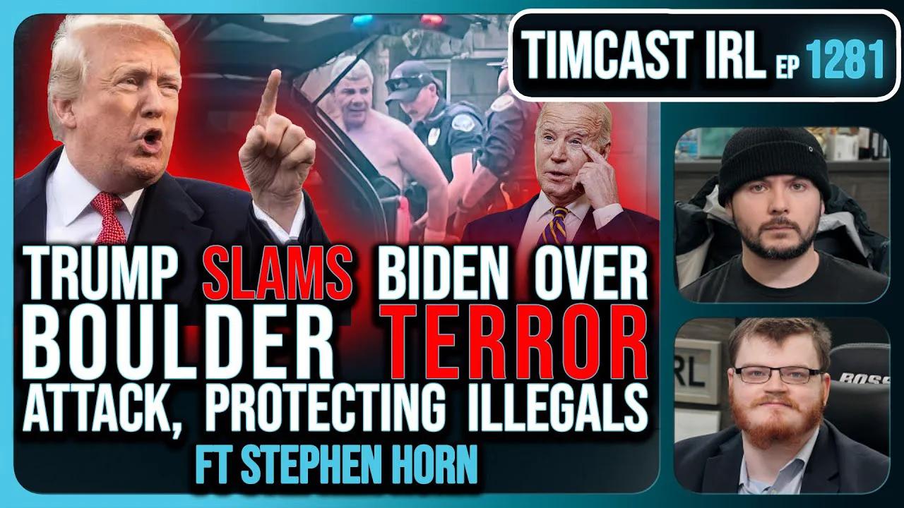 Trump SLAMS Biden Over Boulder TERROR Attack, Protecting Illegals ...