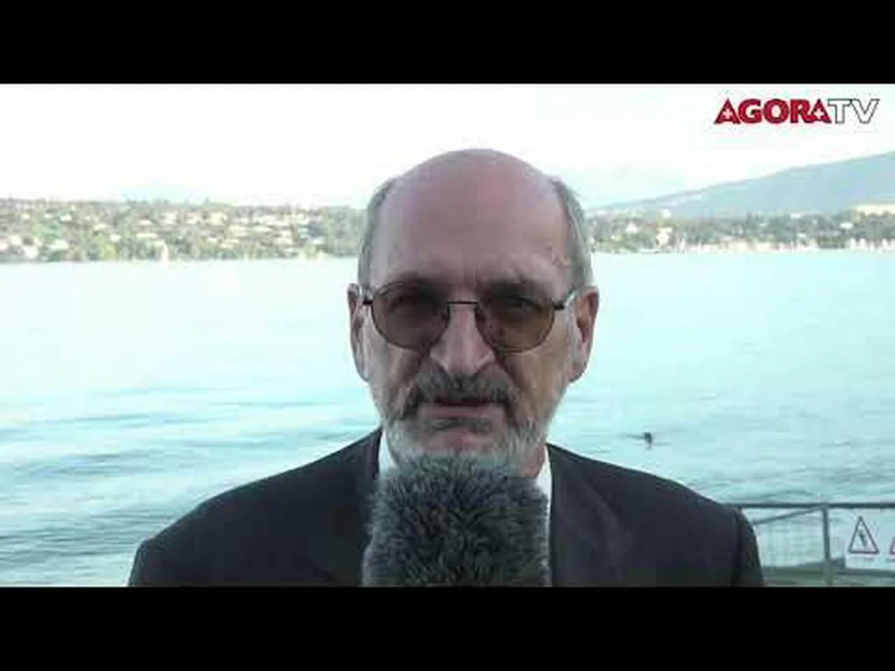 Philipe Oberson, de la liste le Peuple d'abord, candidat aux élections fédérales en Suisse