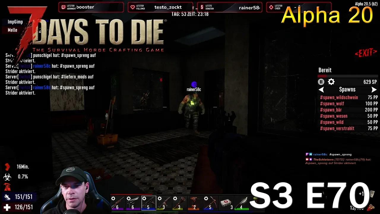 7 Days to Die Alpha 20 Deutsch S3 E70 In der Bank wird gesprengt [Lets Play Coop Gameplay]