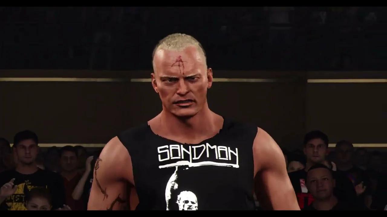 WWE2K24 The Sandman ECW Entrance ECW Punk Pack