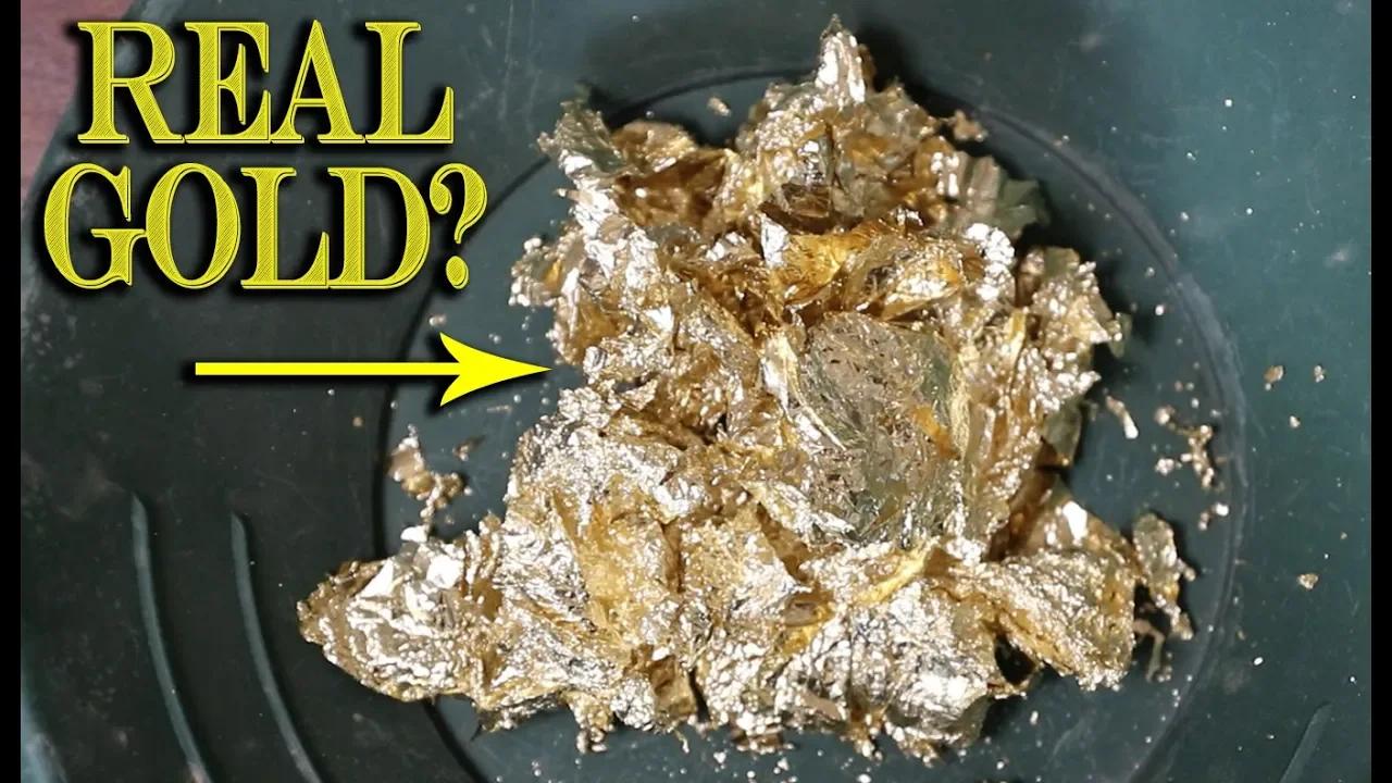 Fake or Real? 20 Grams of Gold Flake Test with Mercury & Acid!